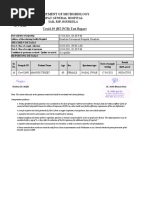 RT PCR Test Report | PDF | Epidemiology | Health Care