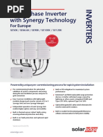 Se Three Phase Inverter With Synergy Technology 220v 230v Datasheet | PDF | Power Inverter ...