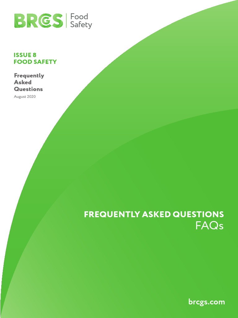 Food Safety: Frequently Asked Questions | PDF | Audit | Internal Audit