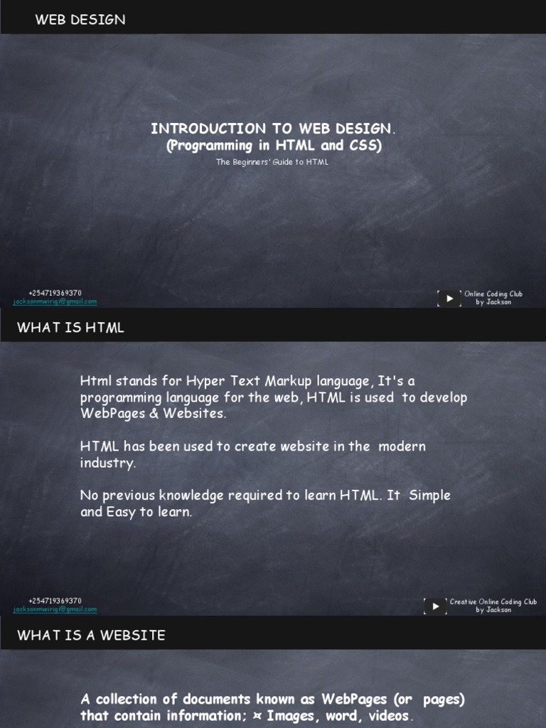 HTML Notes For Beginners | PDF | Html | Html Element