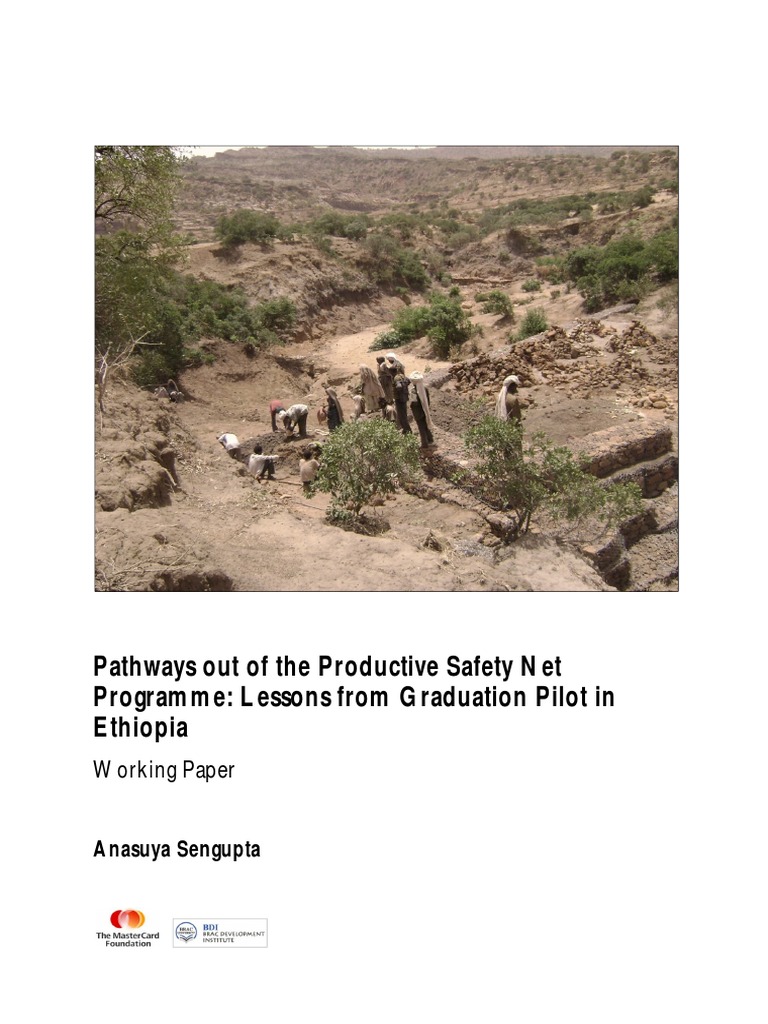 Pathways Out of The Productive Safety Net Programme ... | PDF | Poverty ...