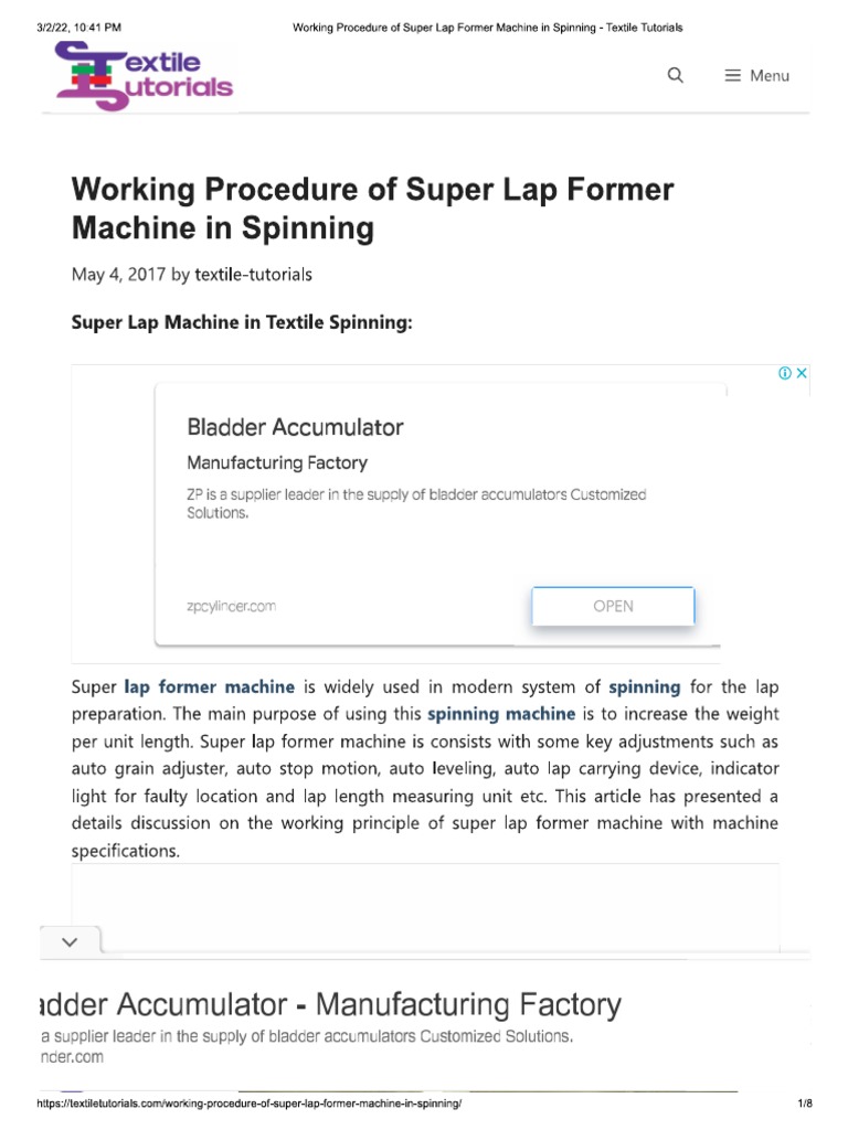 Super Lap Machine | PDF