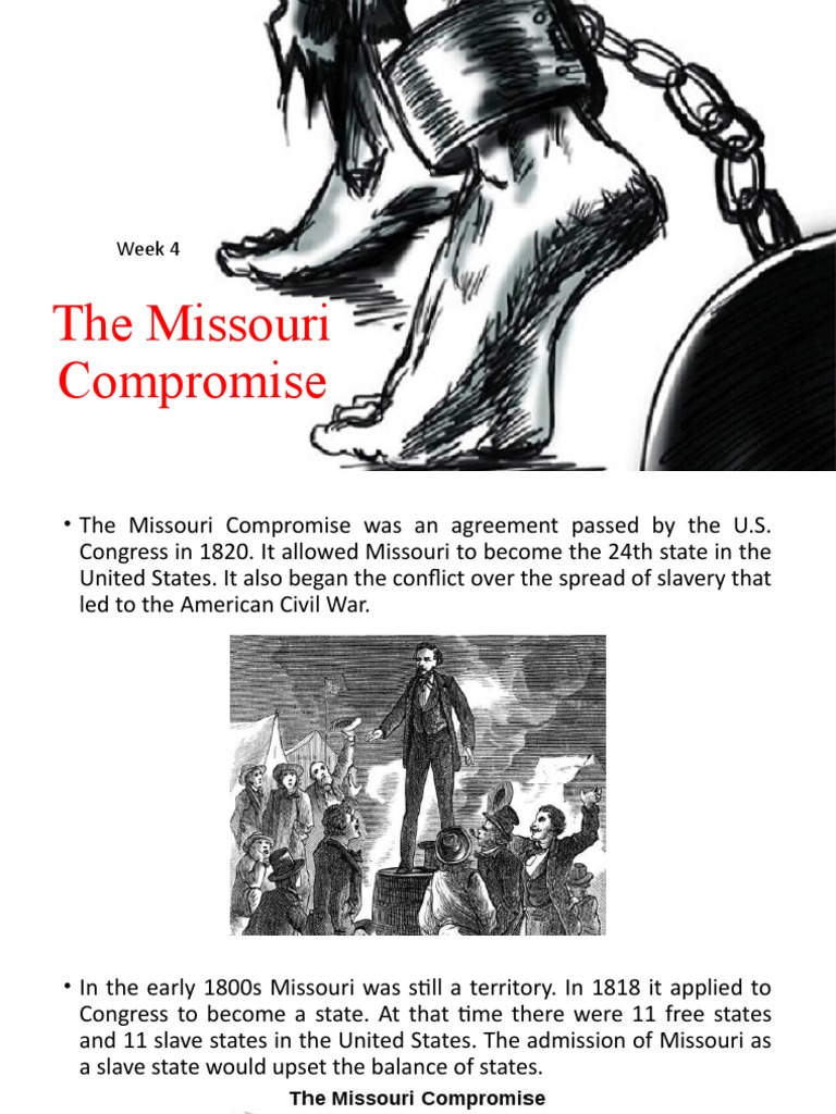 The Missouri Compromise | PDF