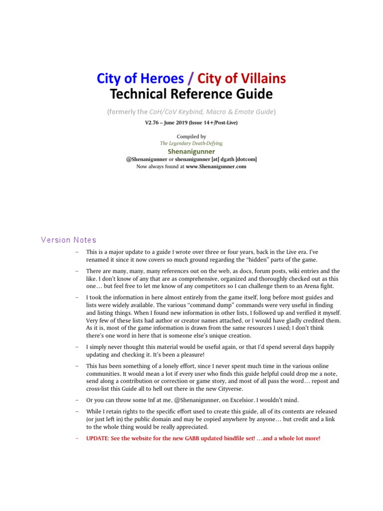 CoH CoV Technical Guide v276 | PDF | Command Line Interface | Computer File