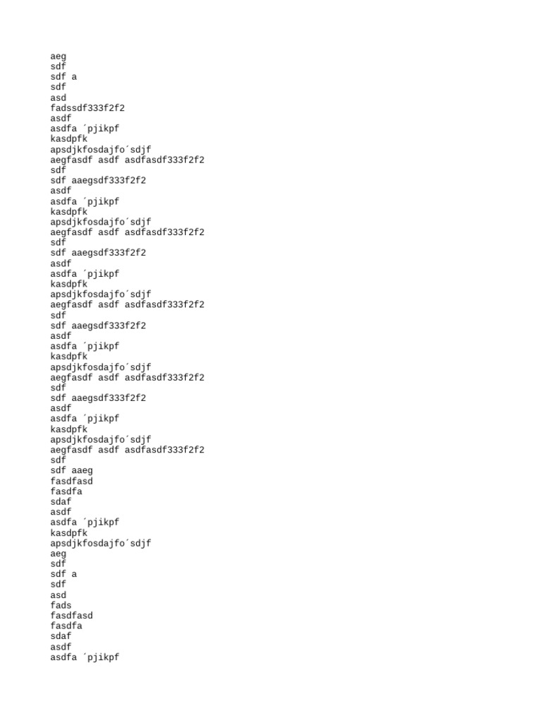 Fasdf Asdf Asdfasdf3 33f2f2 | PDF