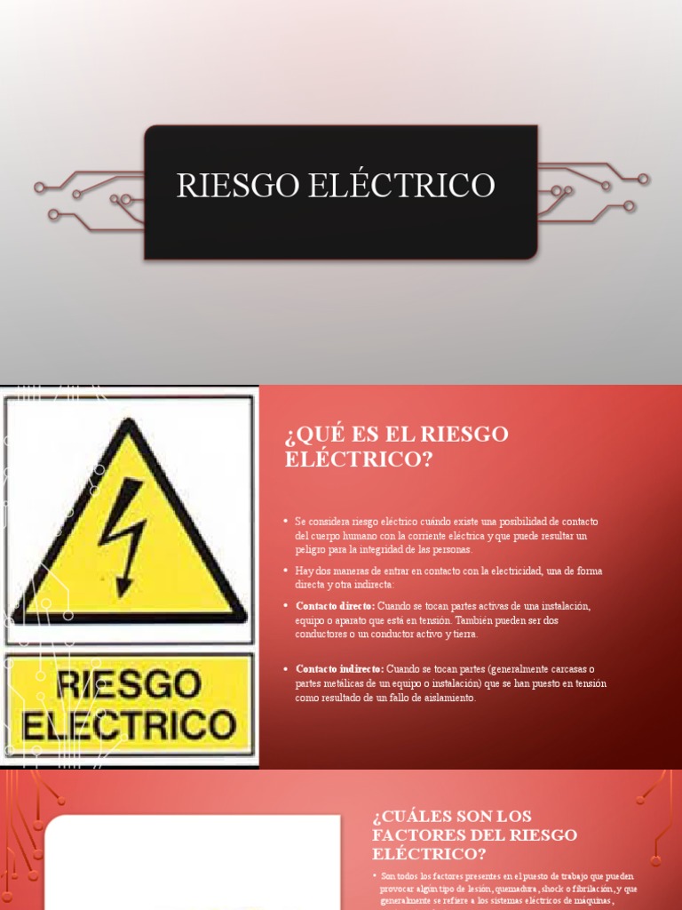 Riesgo Eléctrico | PDF