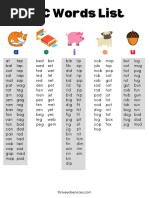 Satpin (1) Tuition Class Phonics Group 1 | PDF