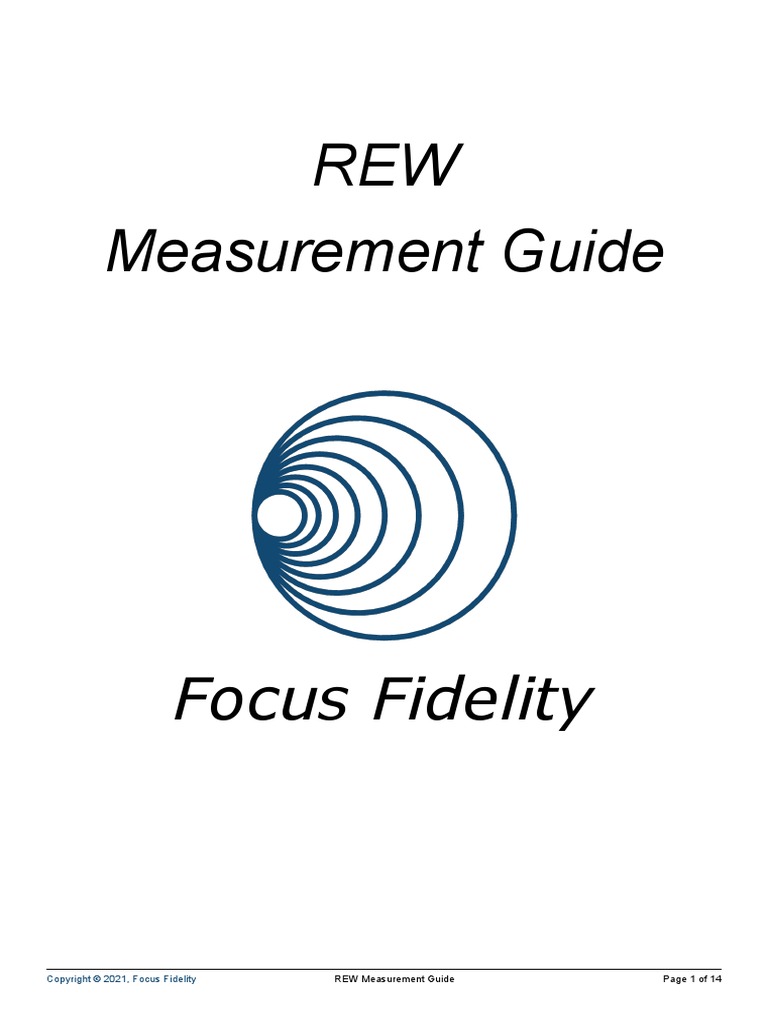 REW Measurement Guide Page 1 of 14 | Download Free PDF | Loudspeaker ...