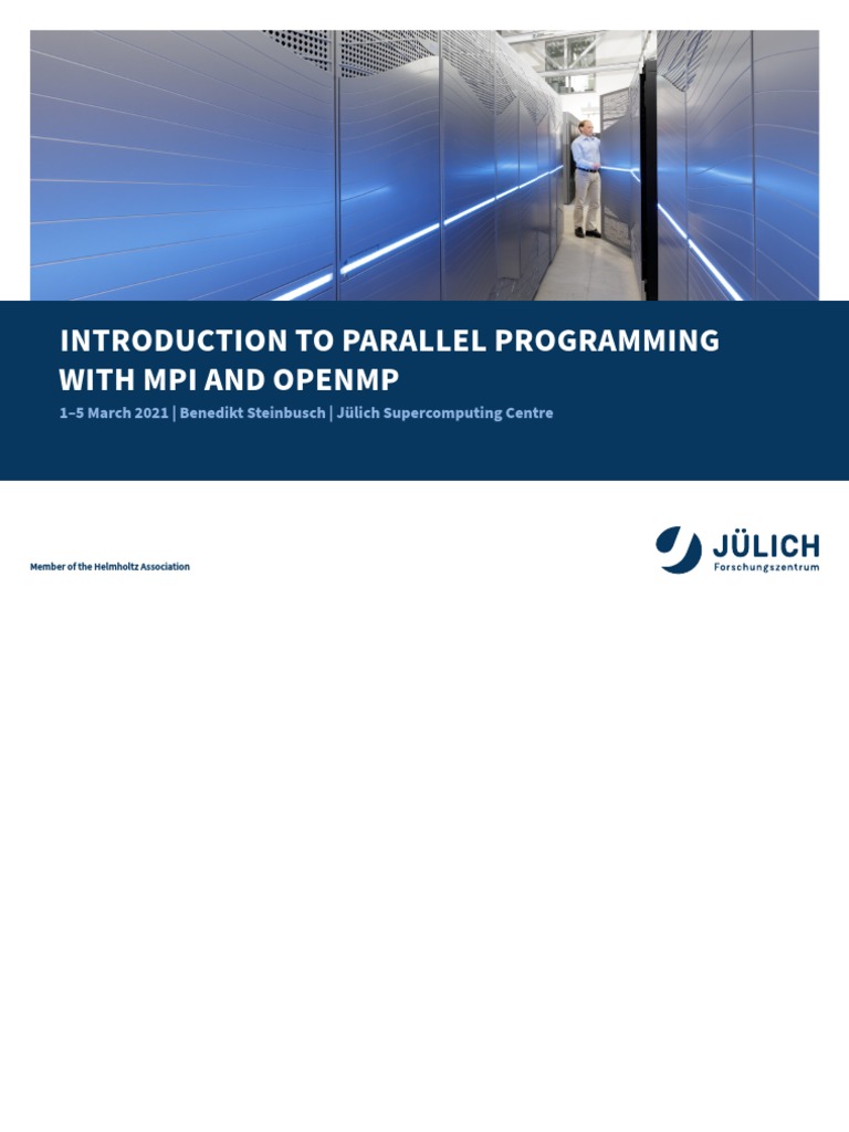 Mpi Openmp Handouts | PDF | Message Passing Interface | Parallel Computing