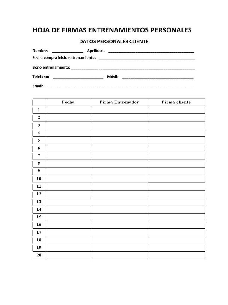 Hoja de Firmas | PDF