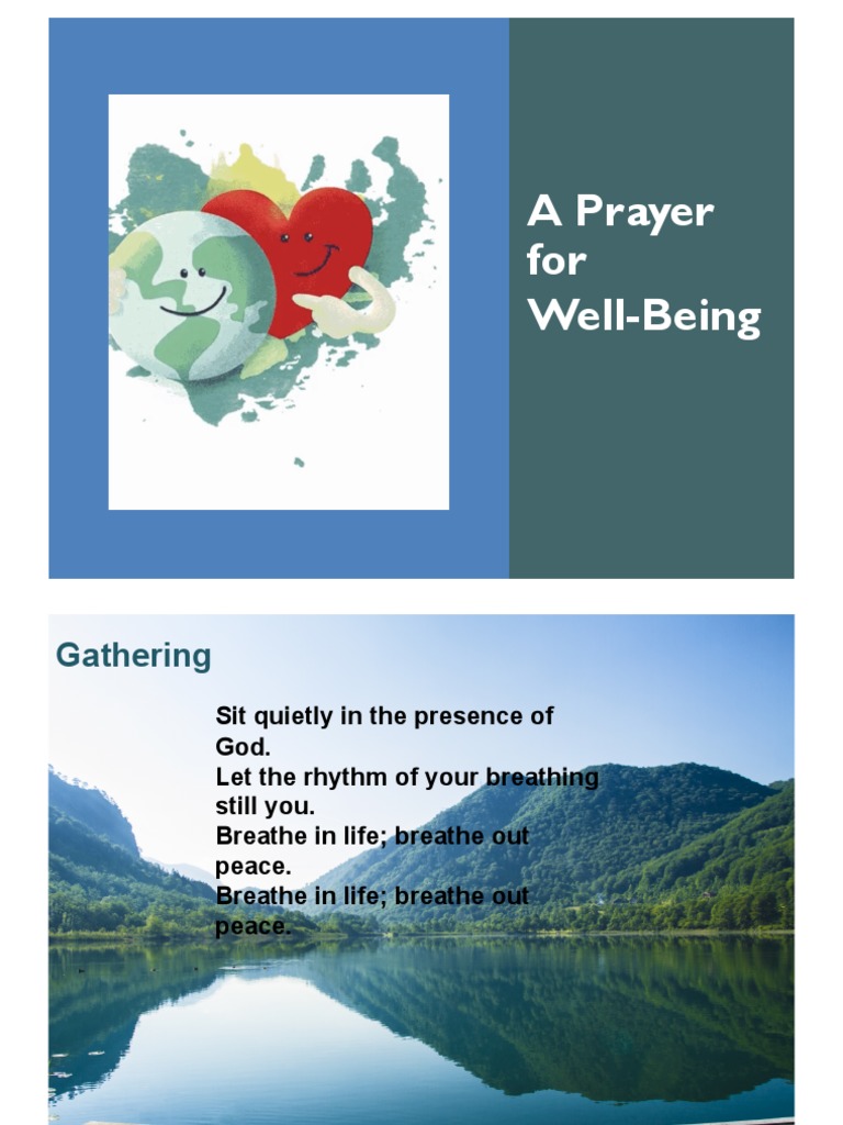 A Prayer For WellBeing | PDF