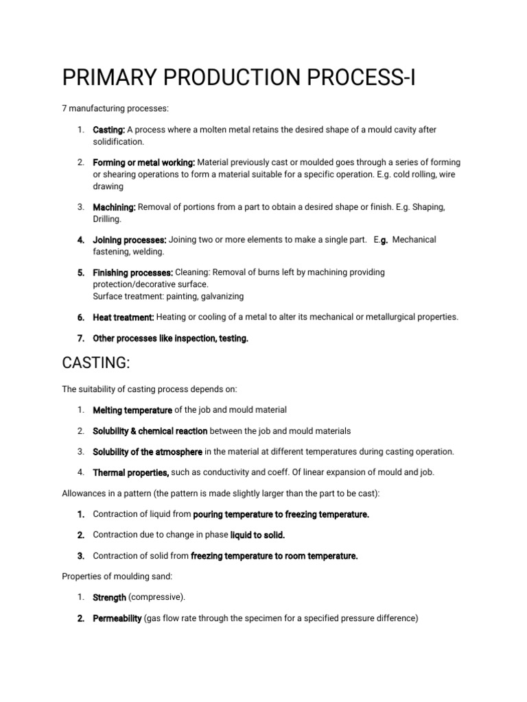 Overview of Primary Production Processes | PDF