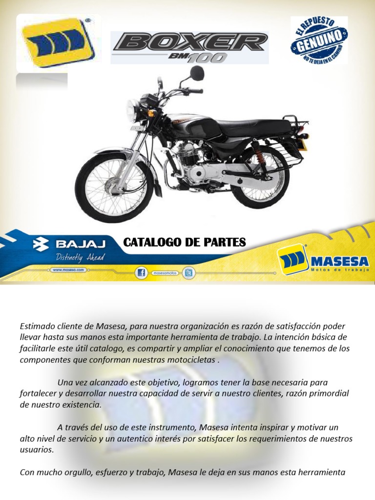 Boxer 100 - BM - SPC - 011109 | PDF