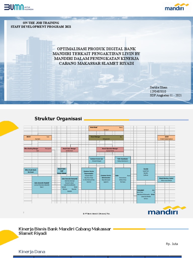 Lap Ojt | PDF | Bisnis | Pengelolaan Keuangan & Uang