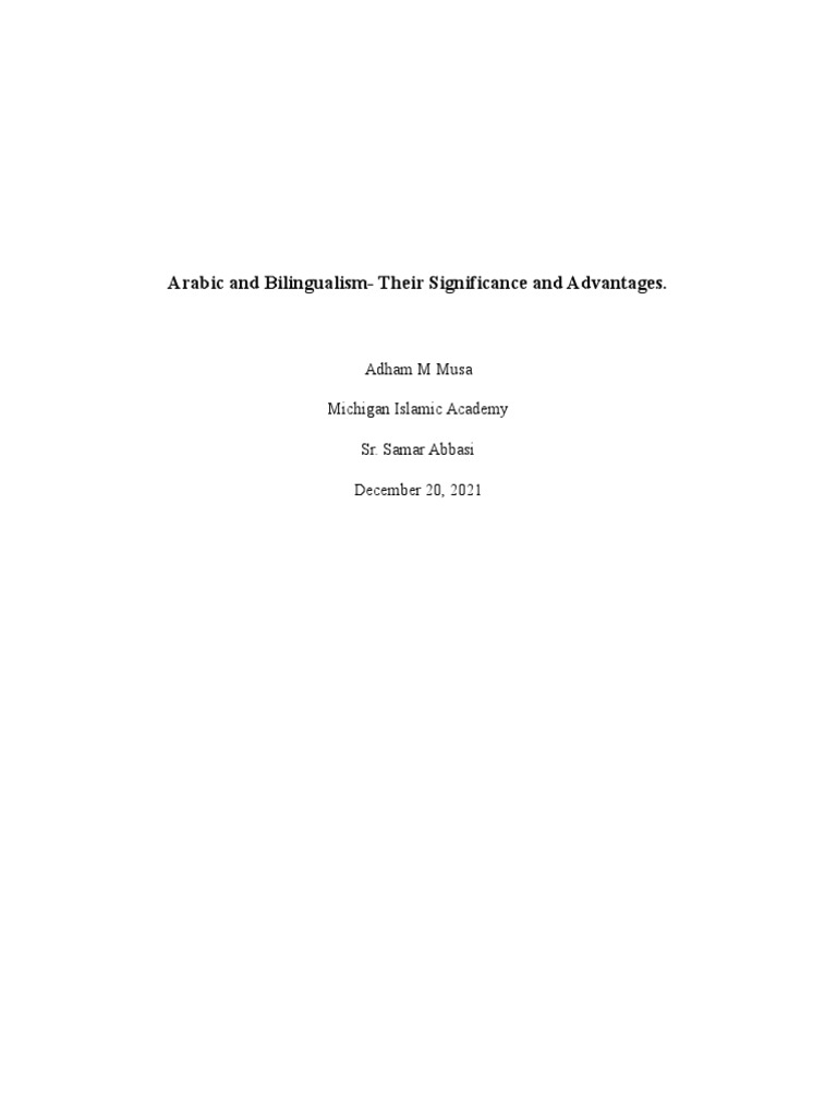 Adham Musa - Senior Product Research | PDF | Arabic | Multilingualism