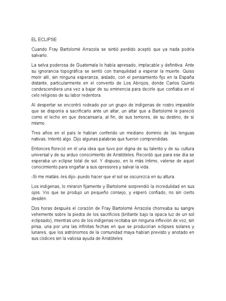 El Eclipse | PDF | Libros para adolescentes