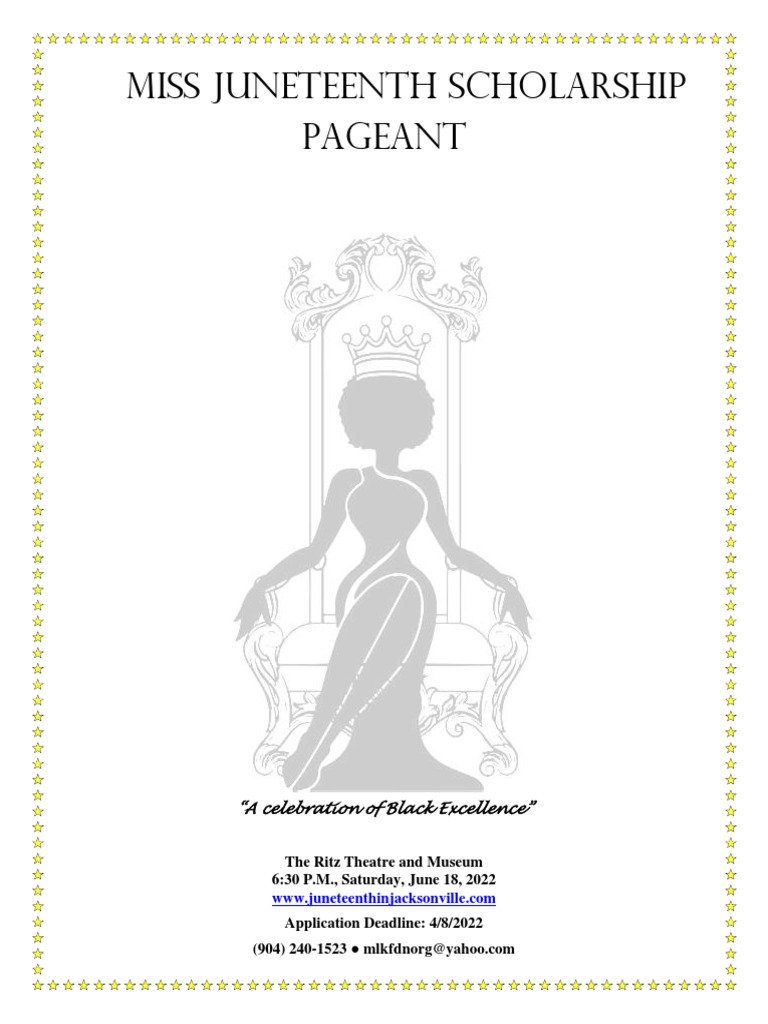 Miss Juneteenth Pageant Poster | PDF