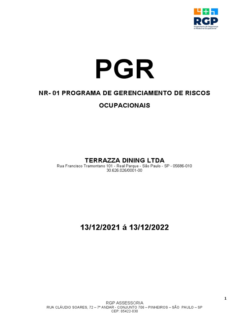 PGR - Modelo | PDF | Gestão de recursos humanos | Química