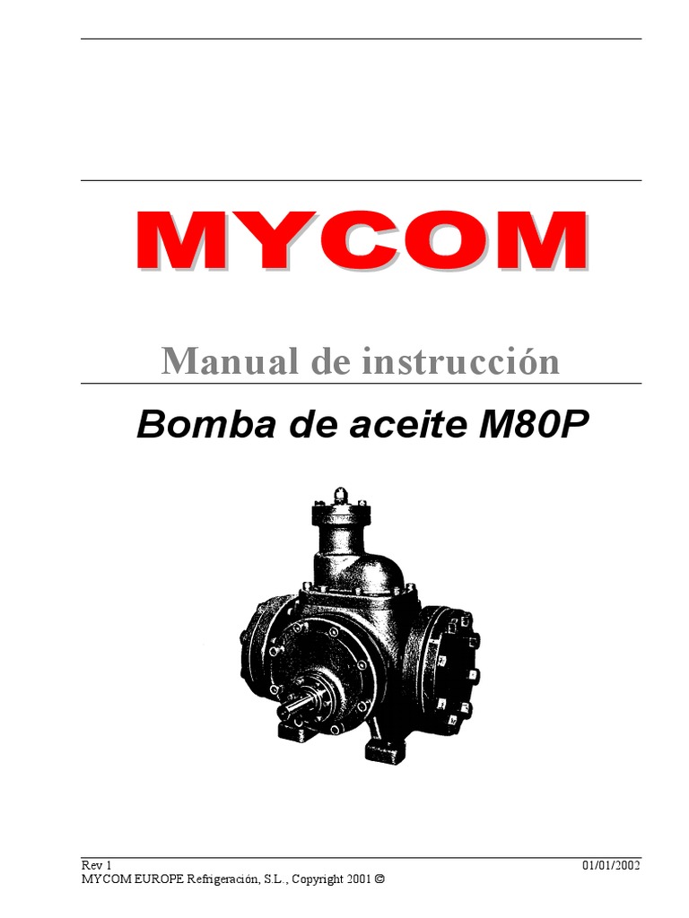 M80P | PDF | Bomba | Tornillo