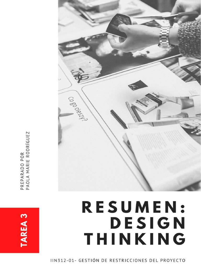 Resumen Design Thinking - 1089822 | PDF | El pensamiento de diseño | Empresa de inicio
