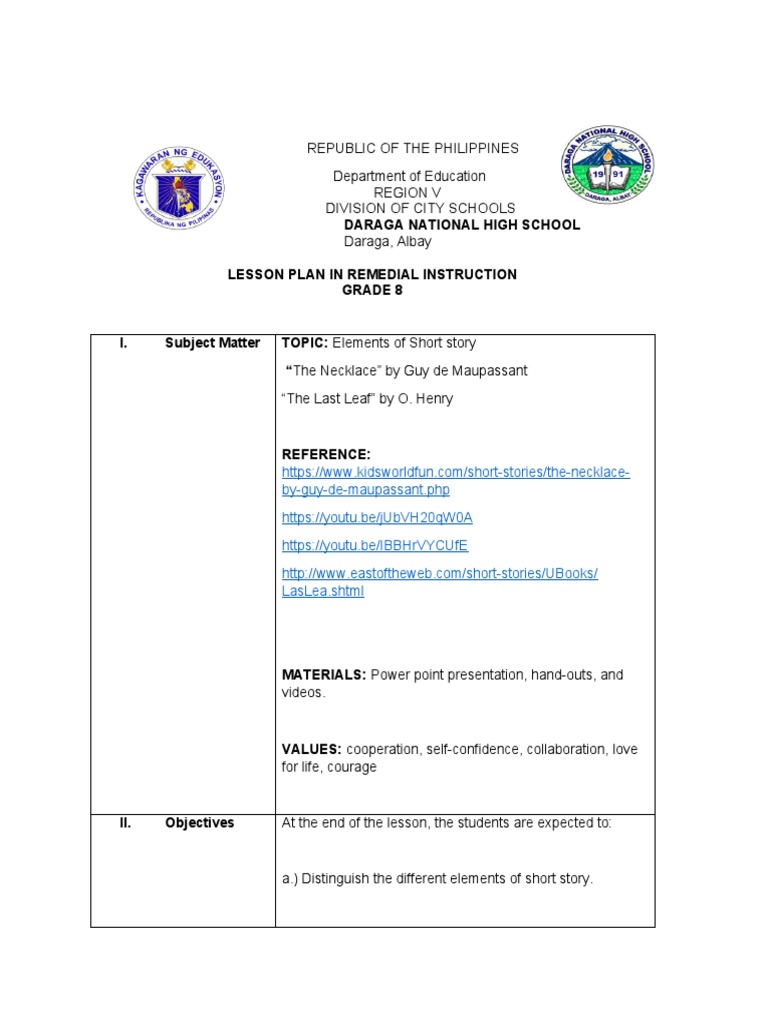 Remedial Instruction LP | PDF | Education Theory | Pedagogy
