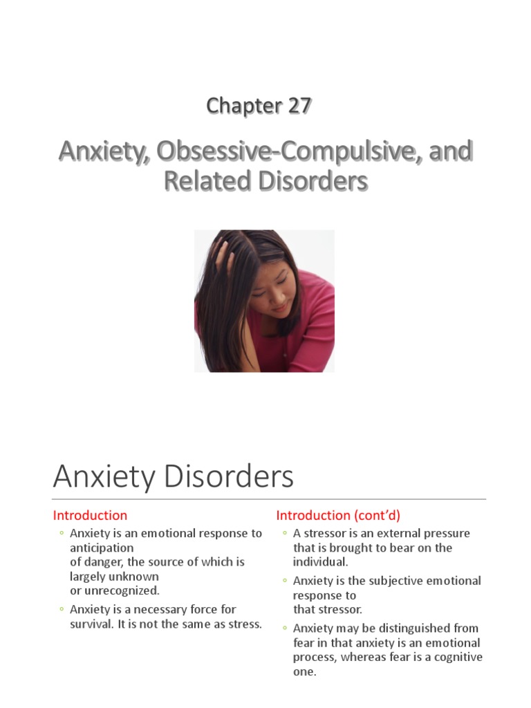 Anxiety Disorders Pdf