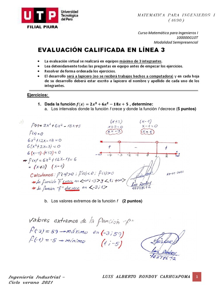 ACV S08 Evaluacion Permanente 2 Evaluacion en Linea Calificada 3 | PDF | Integral | Análisis ...