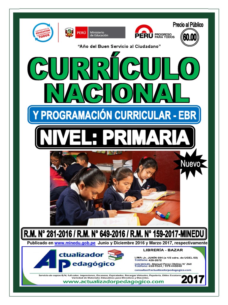 Curriculo Nacional 2017-2021 | PDF | Plan de estudios | Educación primaria