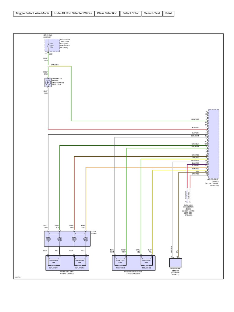 Mazda 3 Electrical Diagram 2010 | PDF | Automotive Industry | Airbag