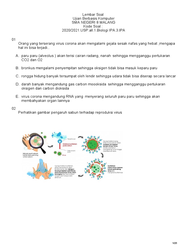 Lat - Soal Ujian USP BIO | PDF