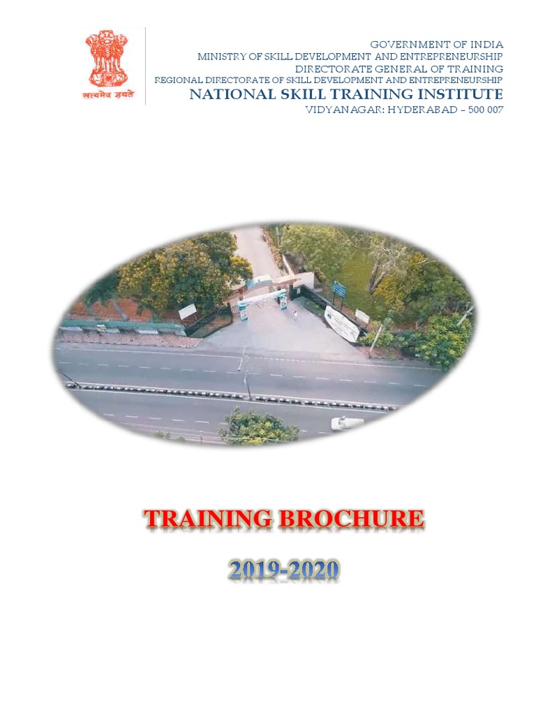 Training Brochure: National Skill Training Institute | PDF | University ...