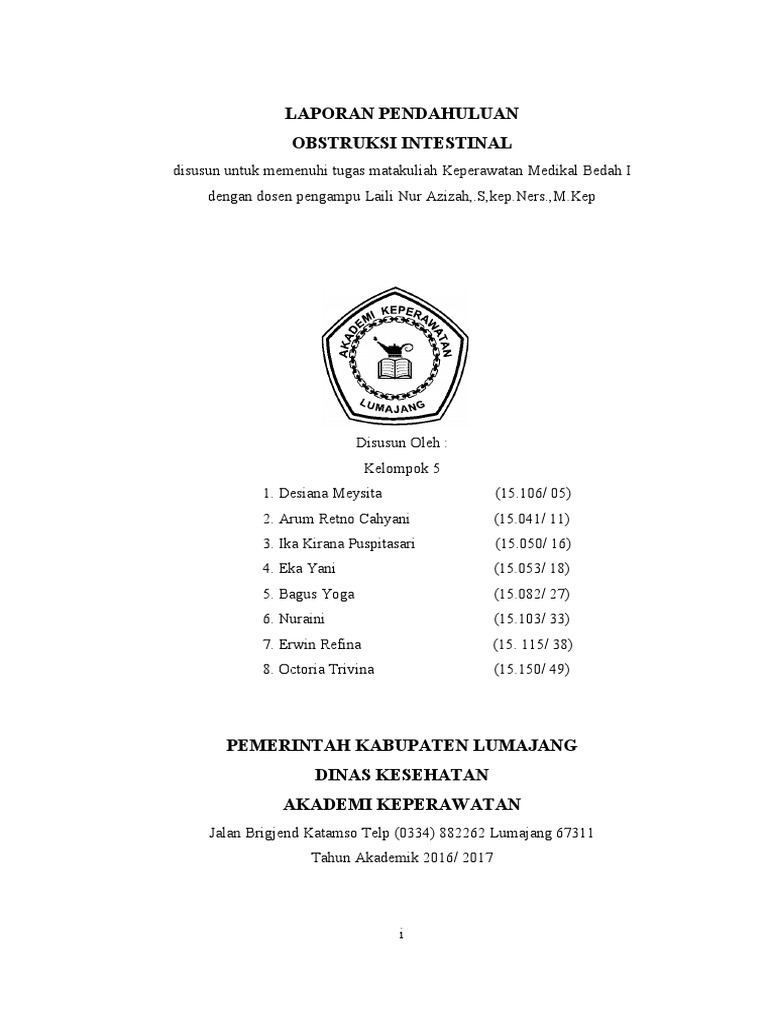LP Obstruksi Intestinal | PDF