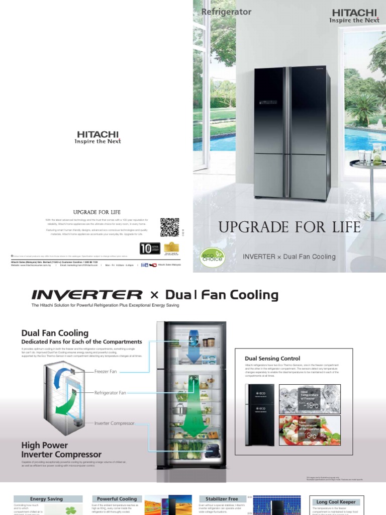 Hitachi Ref GC 2018 | PDF | Refrigerator | Building Engineering