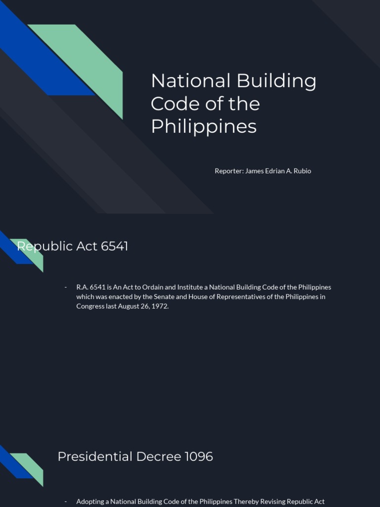 National Building Code of The Philippines | PDF | Window | Building