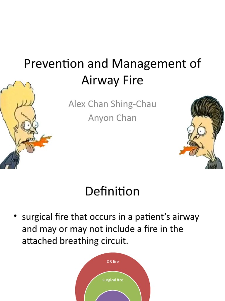 Prevention and Management of Airway Fire | PDF | Nitrous Oxide | Anesthesia