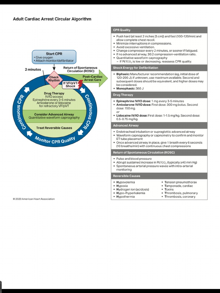 2020 AHA Algorithms | PDF