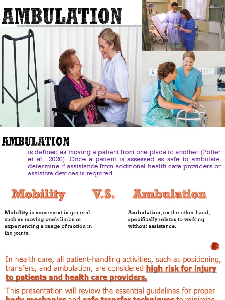 LD Ambulation Modalities Student | PDF | Balance (Ability) | Patient
