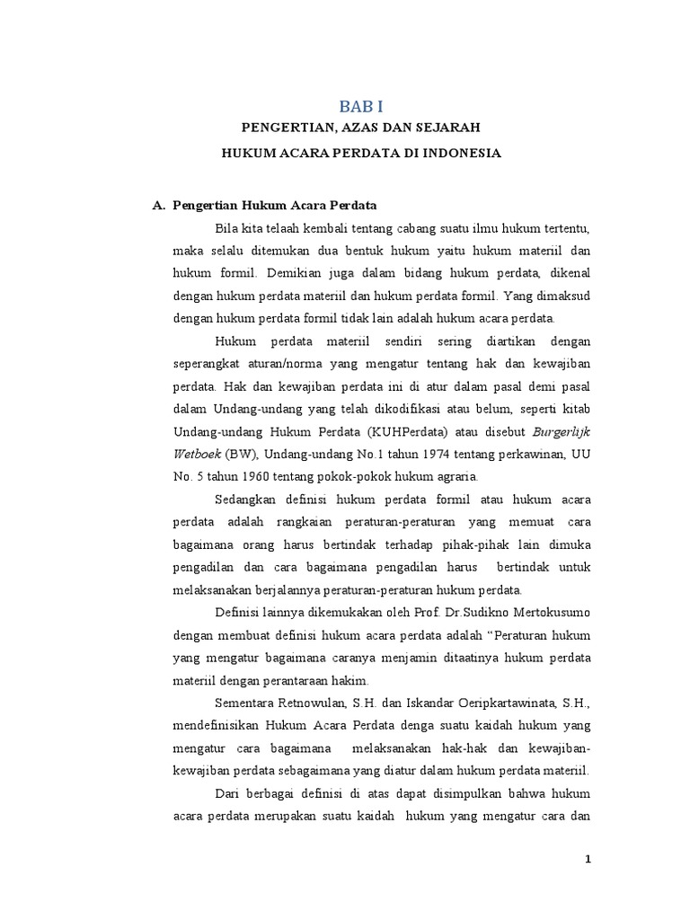 Buku-Hukum Acara Perdata | PDF