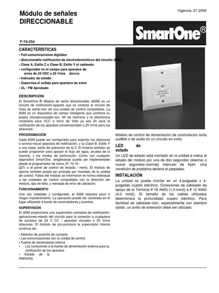 MANUAL Modulo SMARTONE ASM - ESPAÑOL | PDF