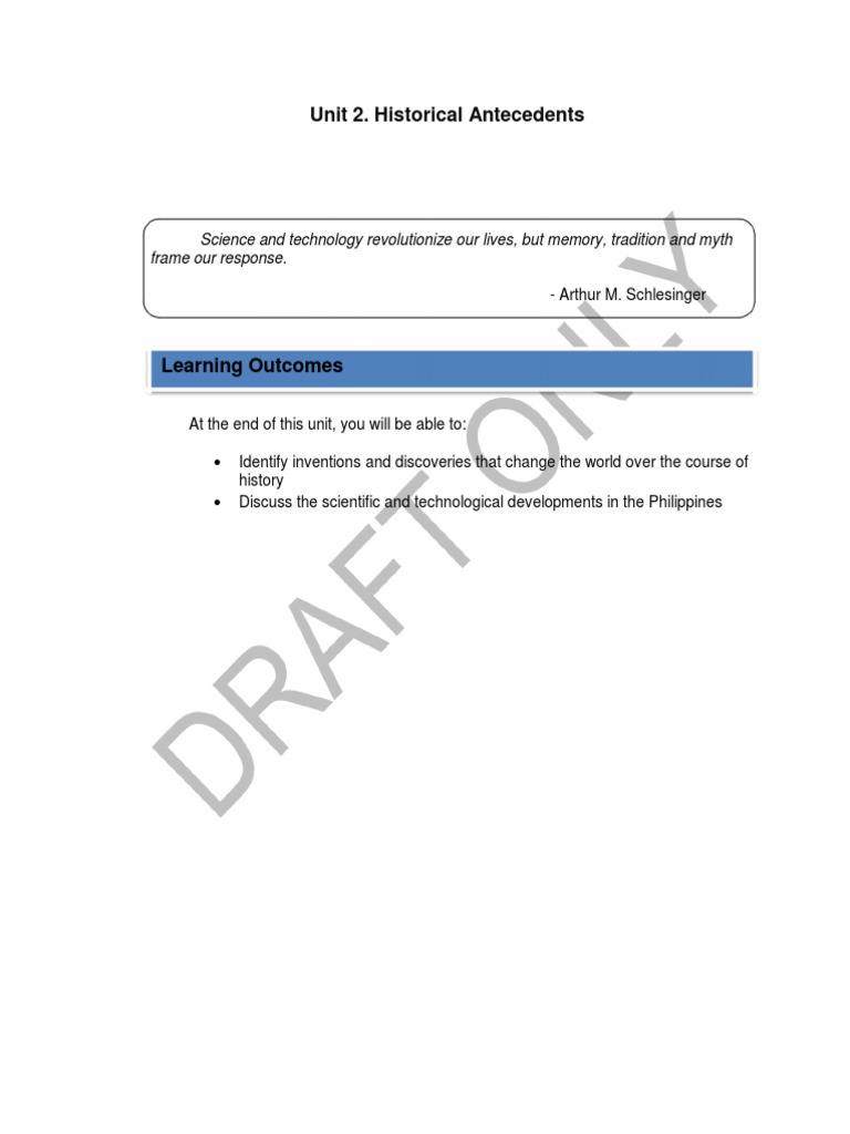 (Template) UNIT 2 SCIENCE, TECHNOLOGY AND SOCIETY | PDF | Science ...