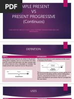 SIMPLE PRESENT AND PRESENT PROGRESSIVE - Worksheet COMPLETE | PDF