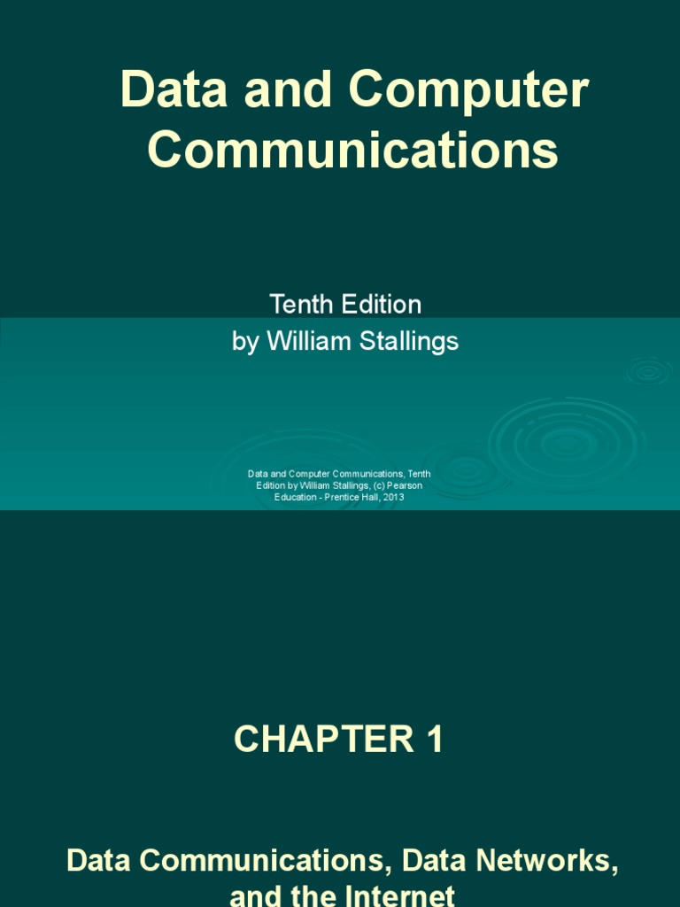 Data and Computer Communications: Tenth Edition by William Stallings ...