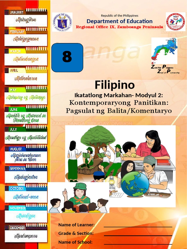 Filipino8 Q3 M2-1 | PDF