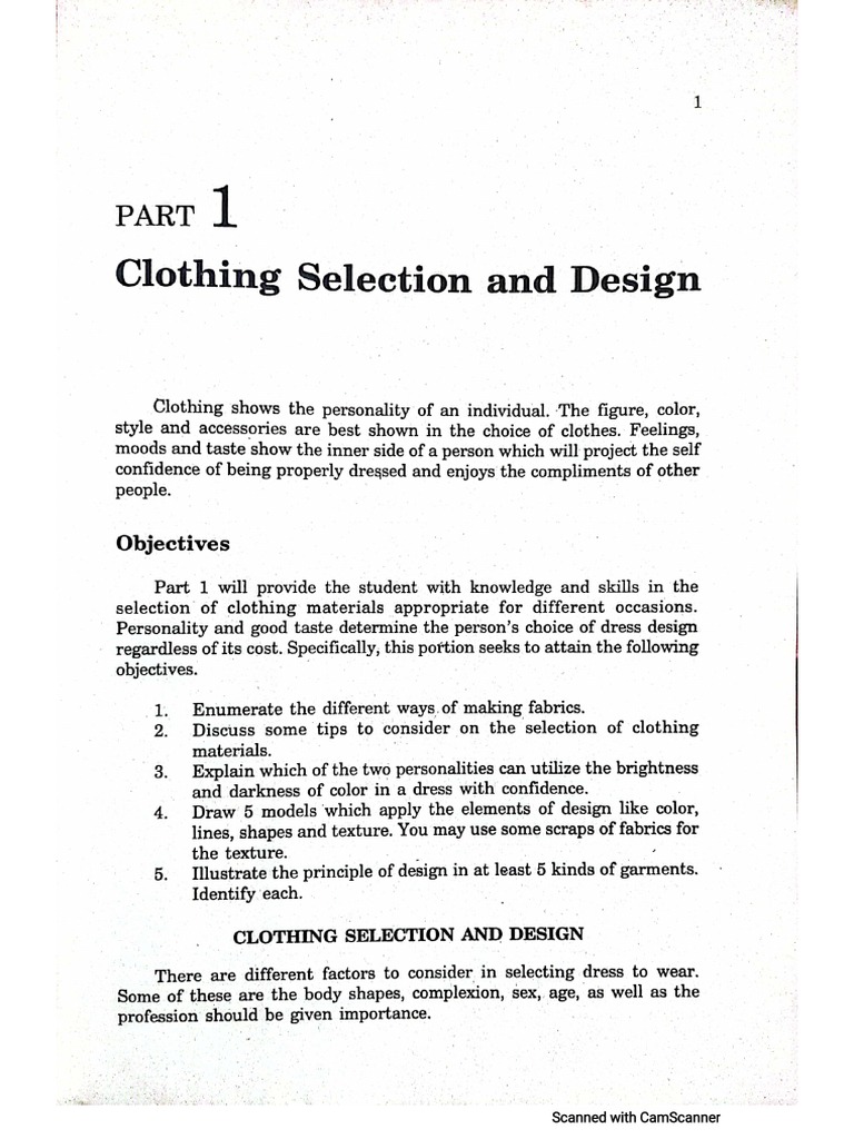 Clothing Construction PDF | PDF