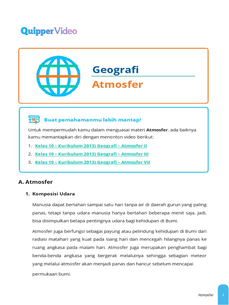 ATMOSFER | PDF