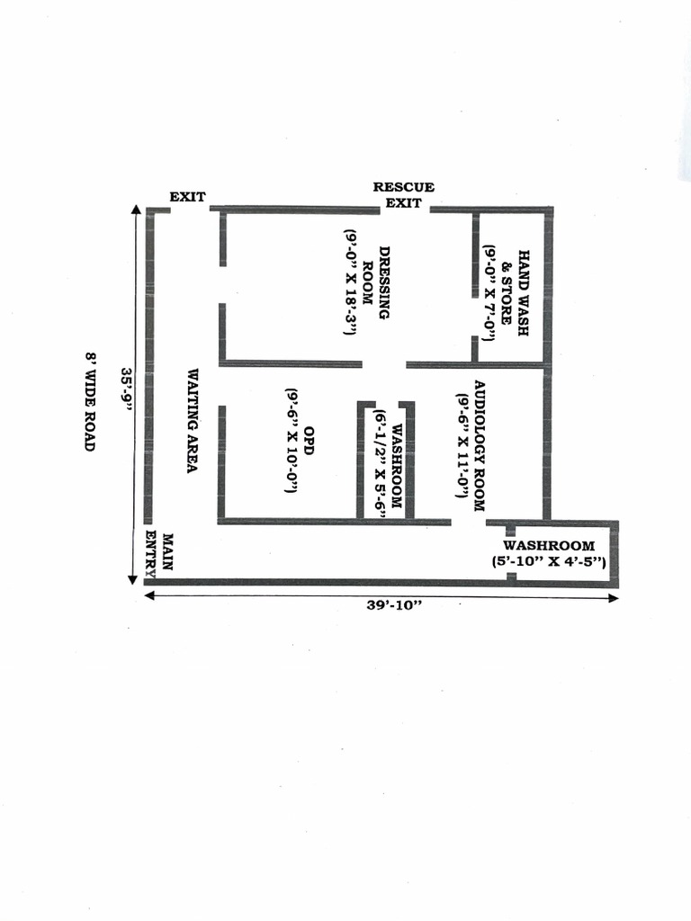 ENT Clinic Floor Plan Layout | PDF