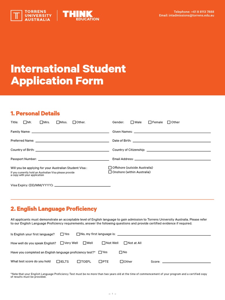 International Application Form GTE May 21 | PDF | Government