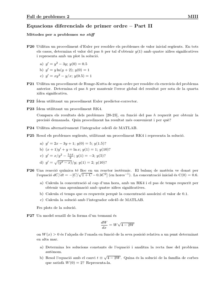 Problemes Full 2 | PDF
