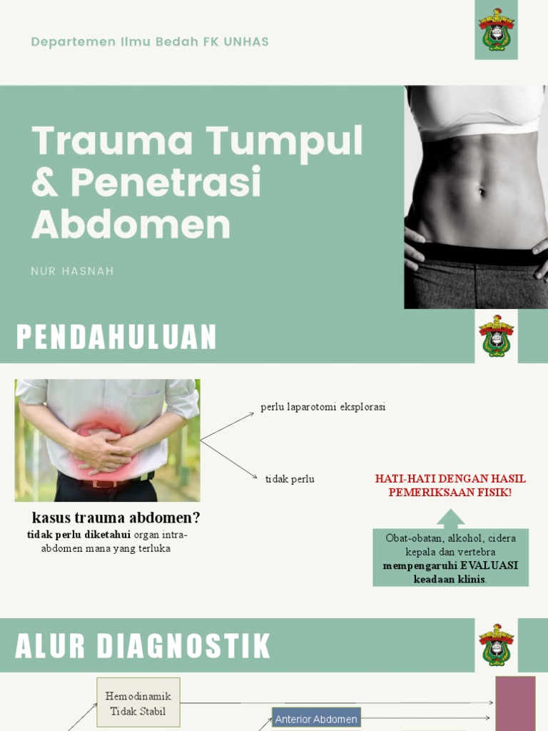 Trauma Tumpul Abdomen & Trauma Luka Tusuk Abdomen | PDF