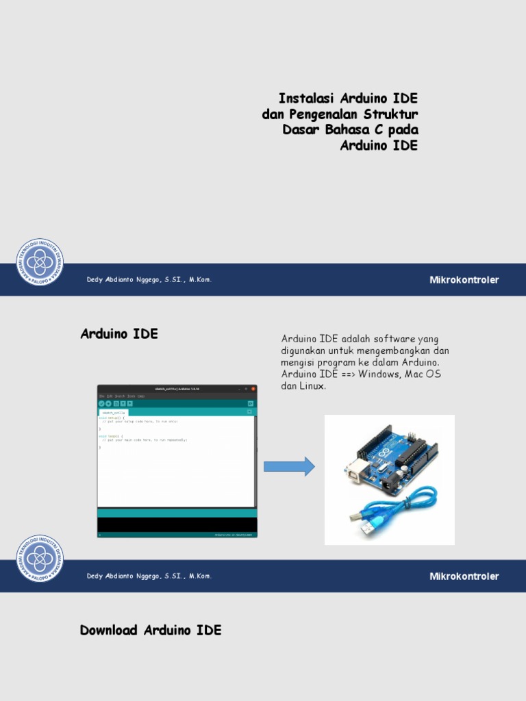 Pengenalan Struktur Dasar Arduino IDE | PDF